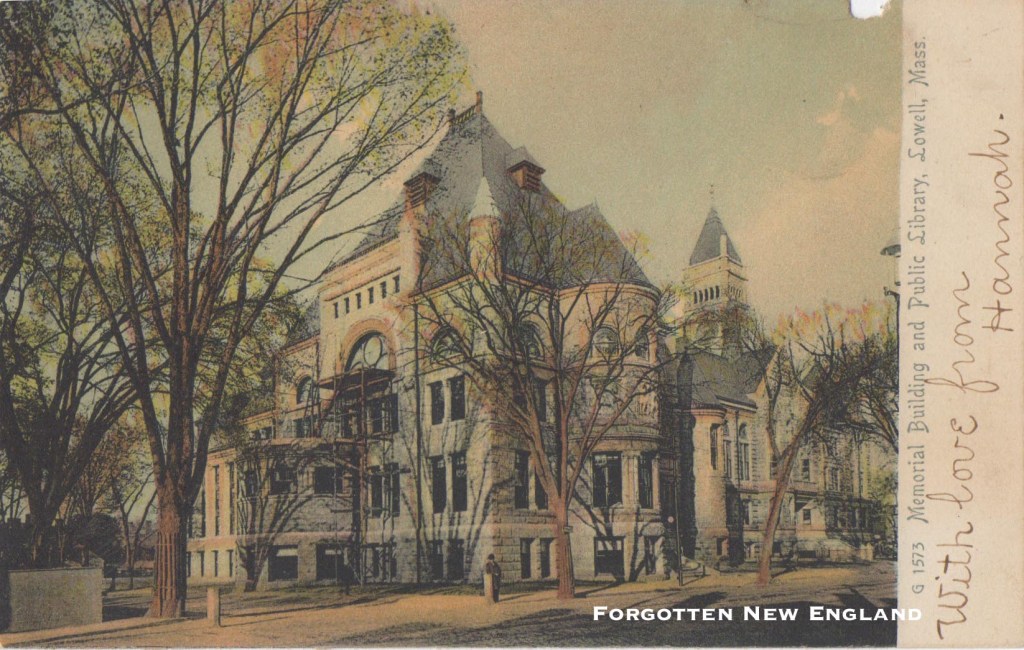 The Memorial Hall and Public Library of Lowell, Massachusetts, 1893 ...