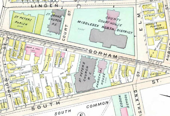 The Construction of St. Peter’s Church – Lowell, Massachusetts, 1892 ...